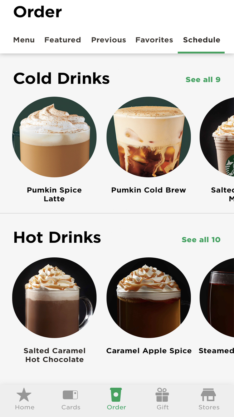 Starbucks App | Malika Kuzibaeva
